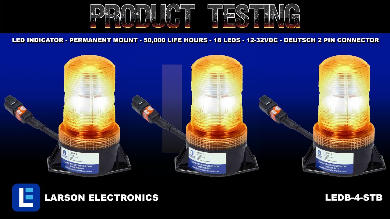 LED Indicator - Permanent Mount - 50,000 Life Hours - 18 LEDs - 12 ...