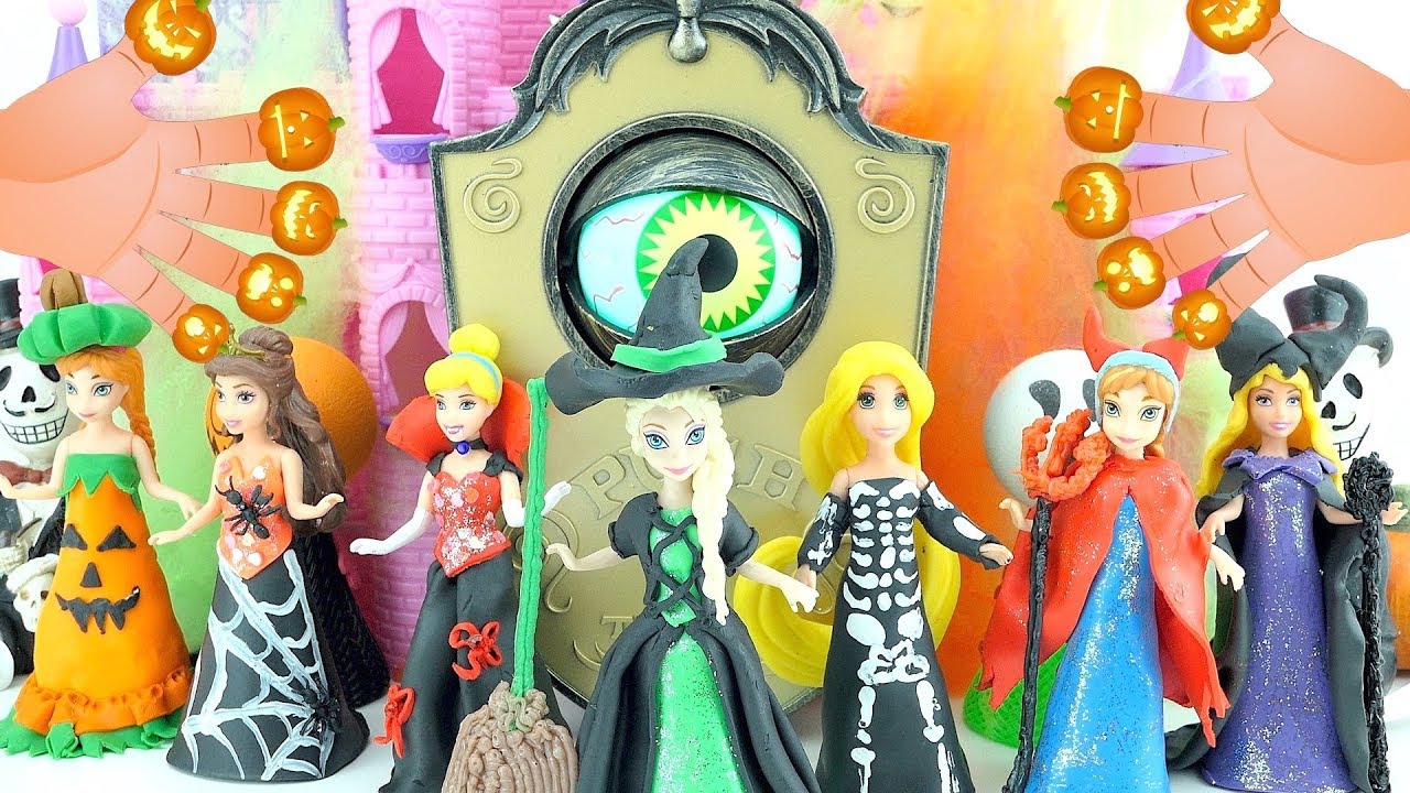 Finger Family Nursery Rhymes Kids Songs with Disney Princess Dolls ...