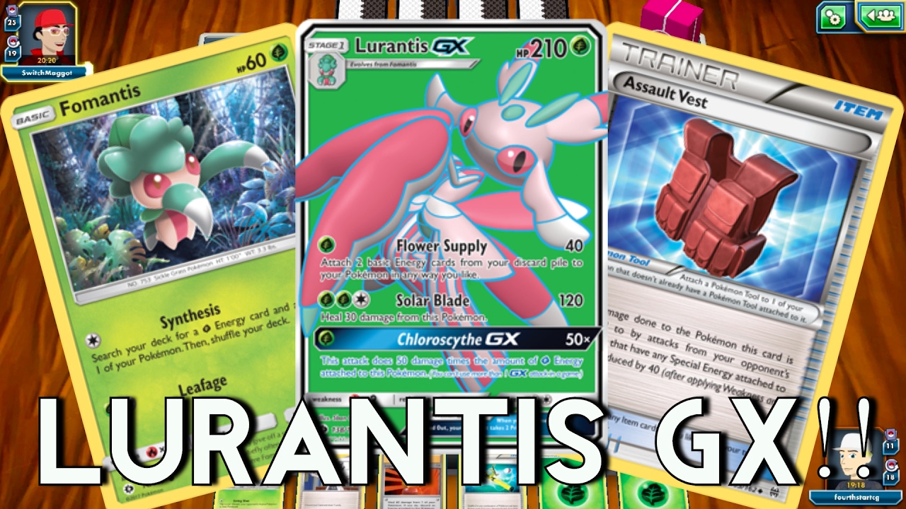 NEW Sun and Moon Lurantis GX Deck! Energy Acceleration AND Healing ...