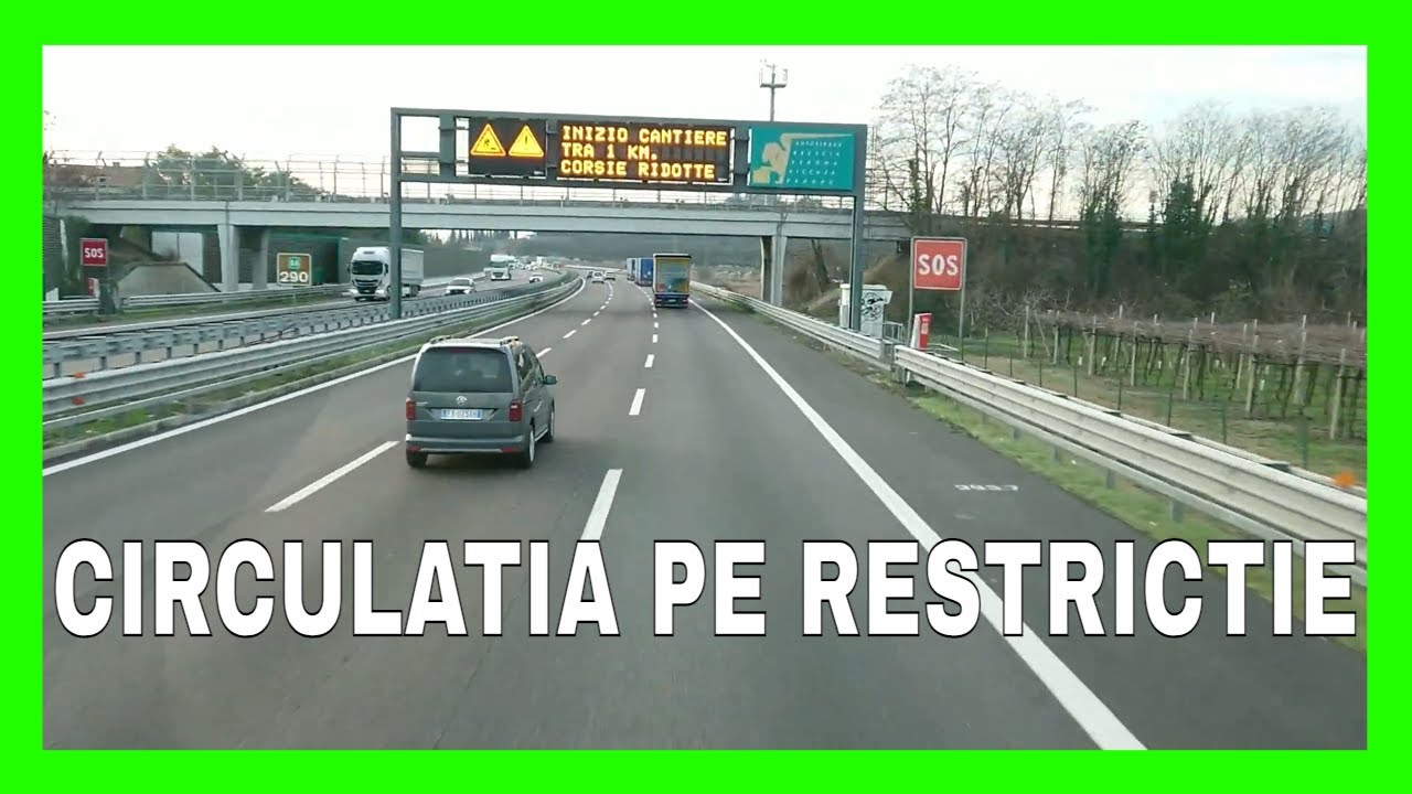CIRCULATIA PE RESTRICTIE - YouTube