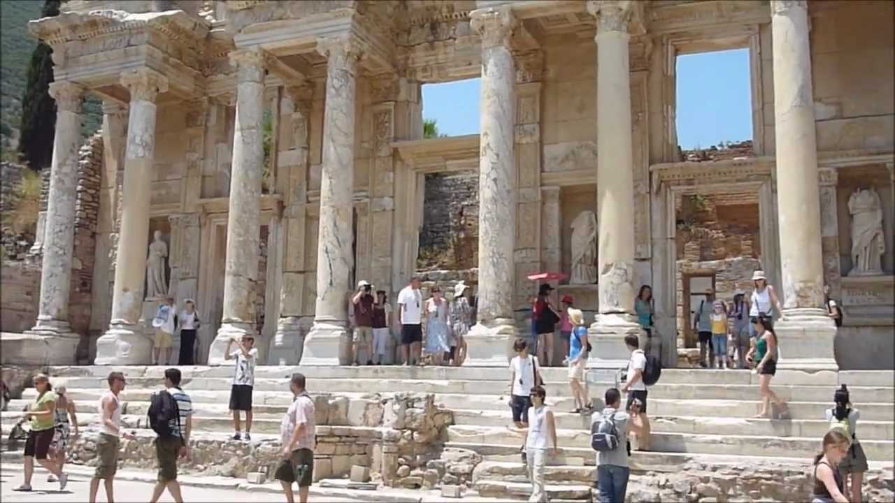 Library of Celsus, Ephesus, Turkey - YouTube