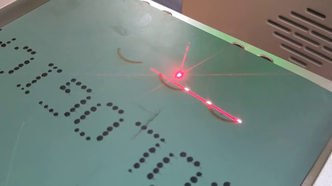 mark on mirror+cut off the surface of mirror surface by fiber laser ...