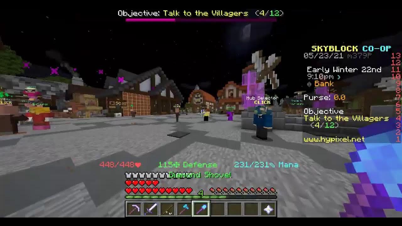 Mincraft Hypixel Skyblock (Episode 1) - YouTube