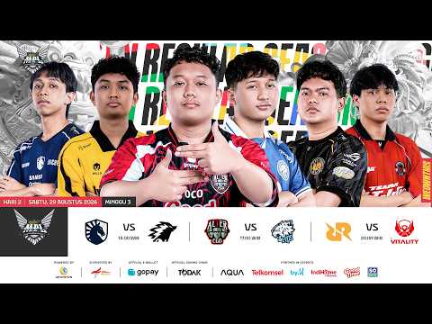 🔴 LIVE | MPL ID S18 | Minggu 3 Hari 2 | Bahasa Indonesia