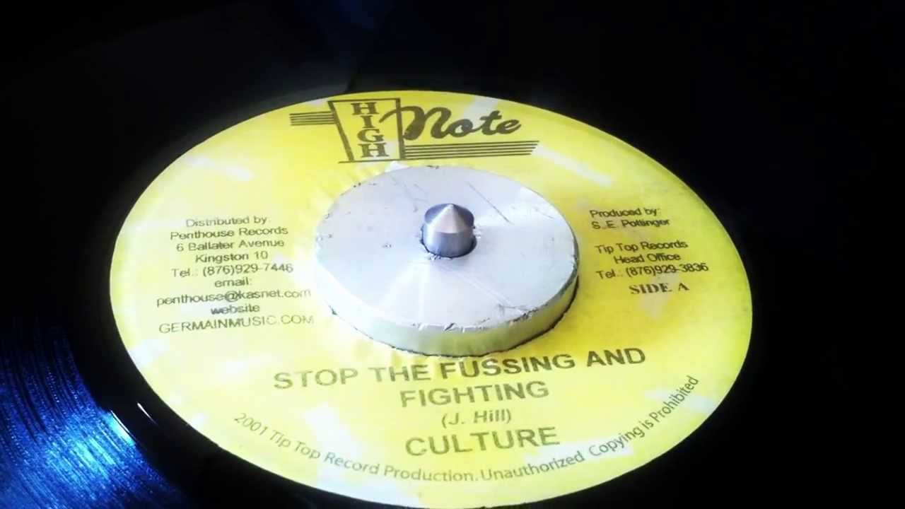 CULTURE ~ Stop The Fussing And Fighting - YouTube
