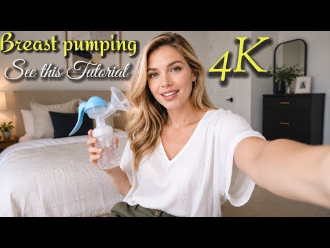 [4K] The Beginner Breast Pumping Guide That Makes Everything Simpler🩷 Breast Pumping Tips 🫰☺️