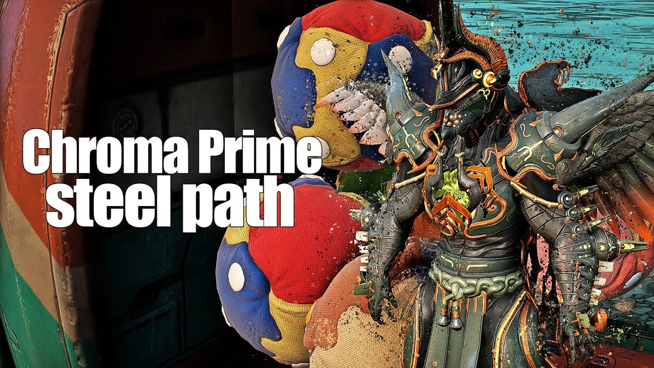 Warframe - Chroma prime - steel path - survival - YouTube