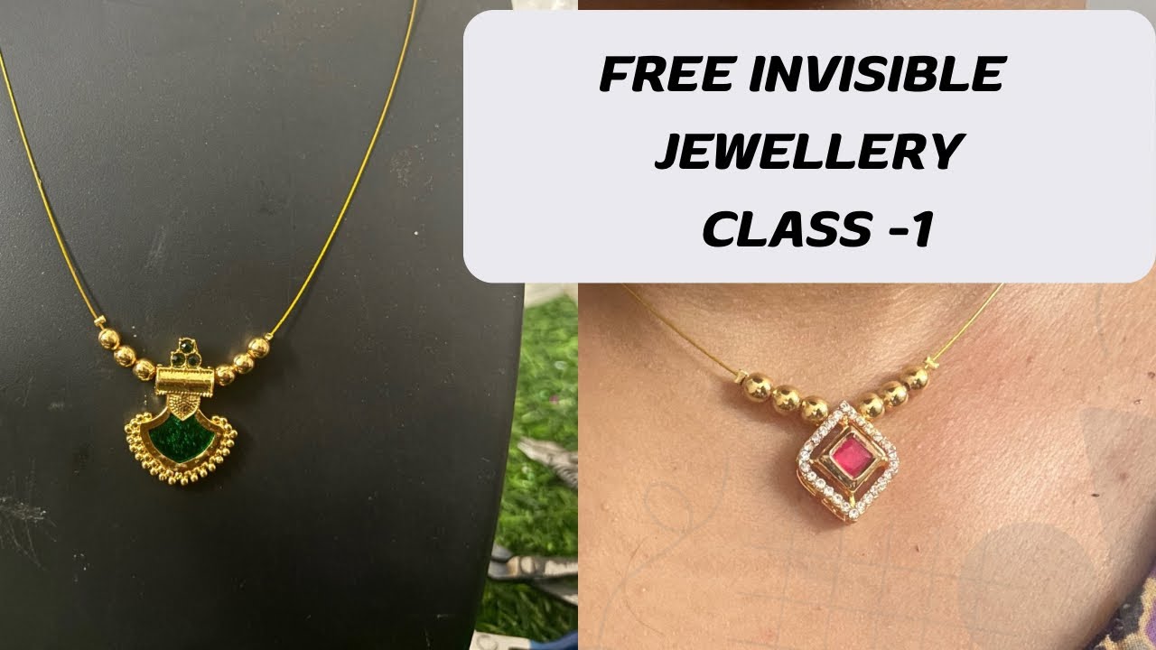 Trending 3 design in invisible jewellery making | Invisiblr jewellery ...