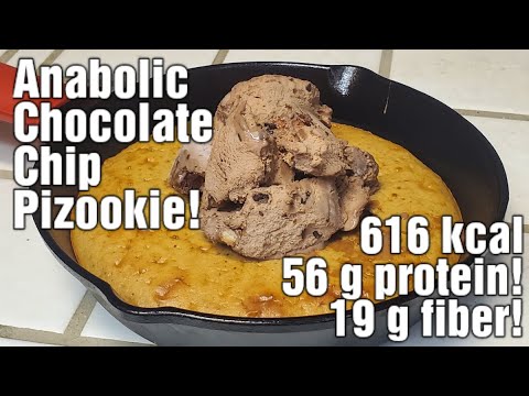 Anabolic High Protein Pizookie Recipe! Super chocolatey skillet cookie ...