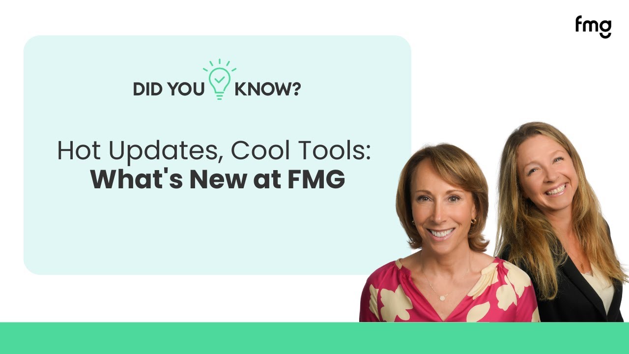 Hot Updates, Cool Tools: What's New at FMG - YouTube