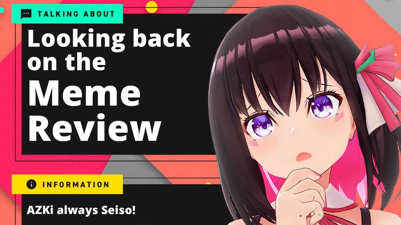 【ENG SUB】AZKi Looks Back on Her Meme Review with Coco - YouTube