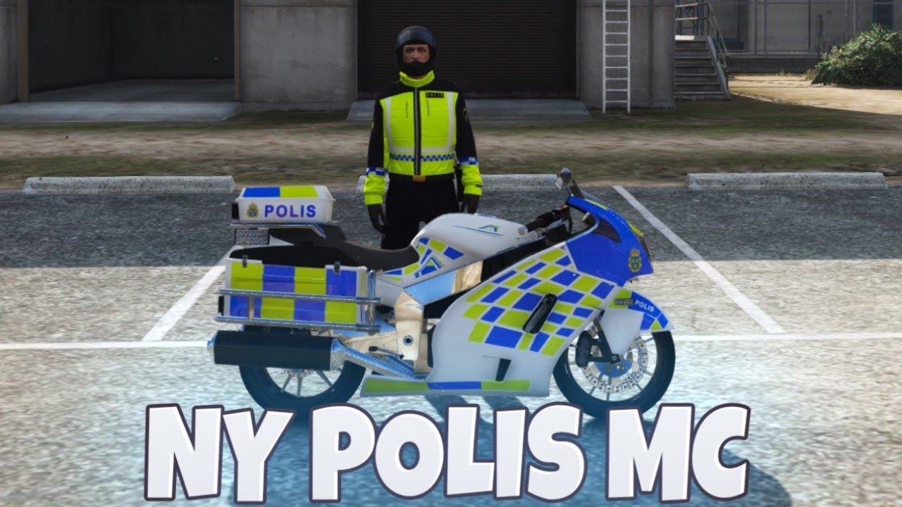 NY POLIS MOTORCYKEL! GTA 5 LSPDFR SVENSK POLIS - YouTube