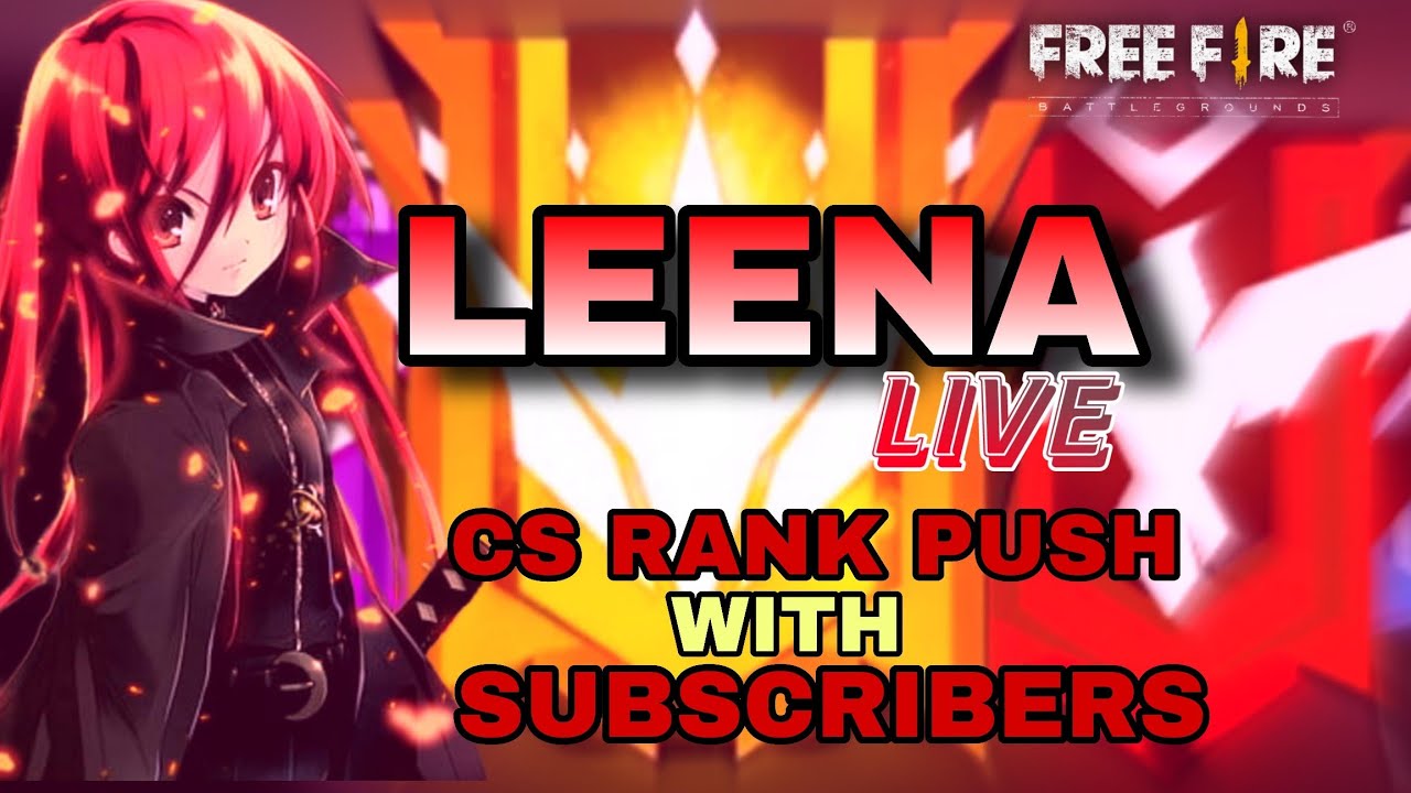 FREE FIRE CS PUSH FINDING NEW TRICKS WITH LEENA🤐 - YouTube