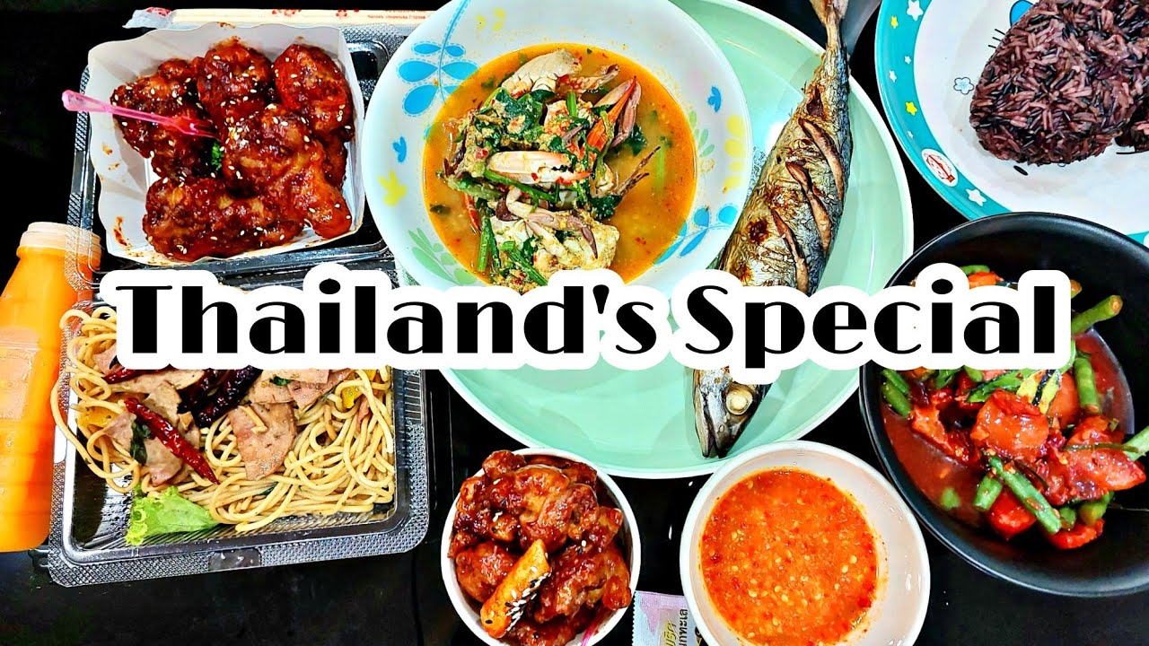 Food review | Thai crab curry | Bacon noodles | Korean sesame chicken ...