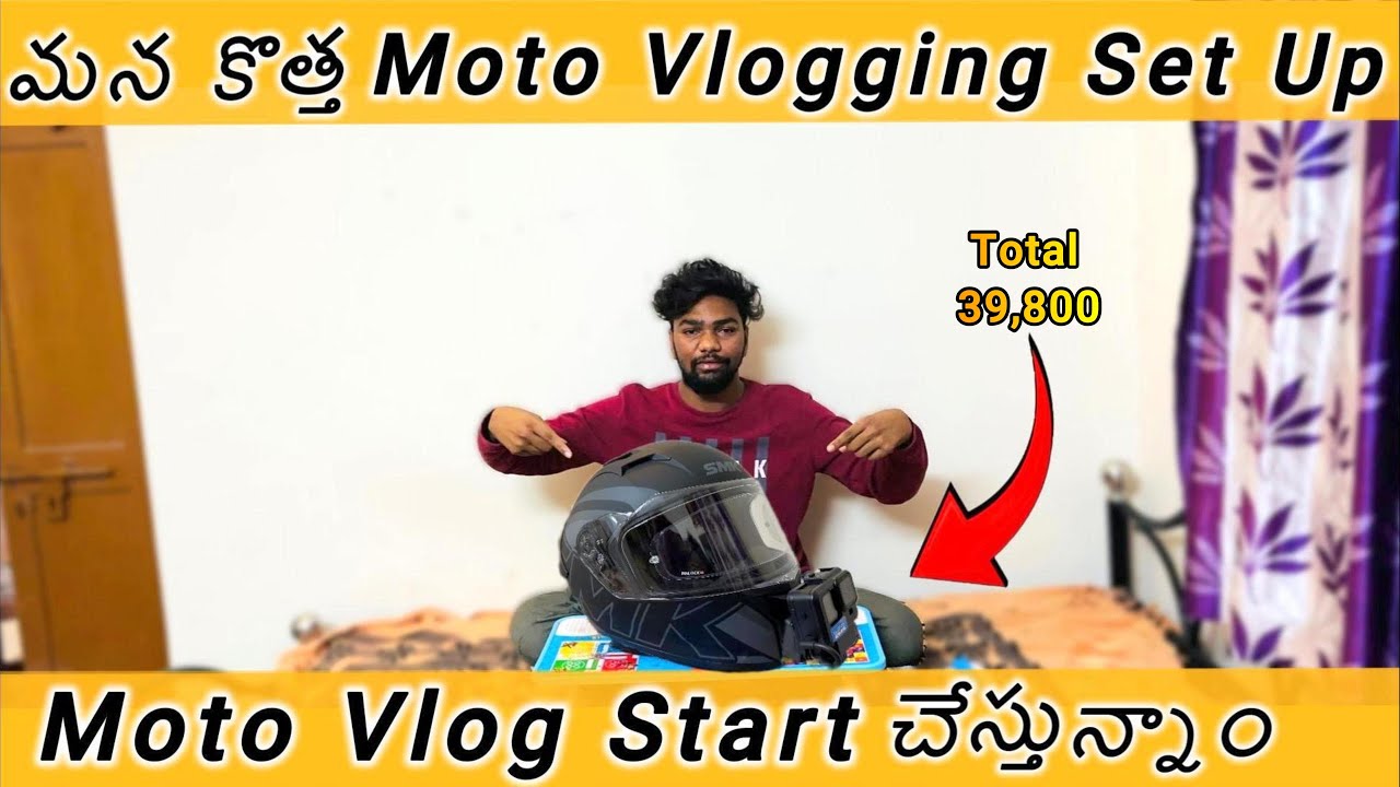 My Moto Vlogging Gear Setup: Camera, Mic, and More || Moto Vlogging ...