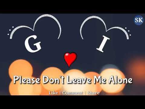 G Love I Letter WhatsApp Status || G💞I || G💞I || Guru Baghel 💯