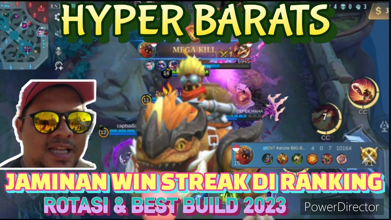 HYPER BARATS JAMINAN WIN STREAK DI SOLO RANK. ROTASI DAN BEST BUILD BARATS AUTO KERAS& GA M4TI2 ...
