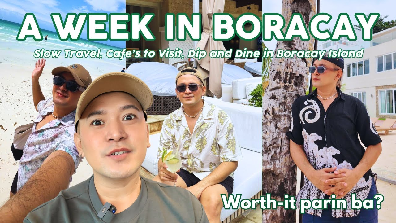 BORACAY Vlog: A week in my life in Boracay (Dip & Dine in Mandarin Bay ...
