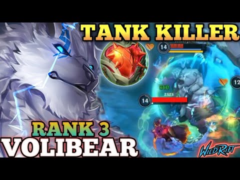 VOLIBEAR UNDERRATED JUNGLE BUILD! PERFECT MVP PLAY- TOP 3 GLOBAL ...