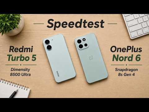 Redmi Turbo 5 vs OnePlus Nord 6 Speedtest Comparison | AnTuTu | Geekbench