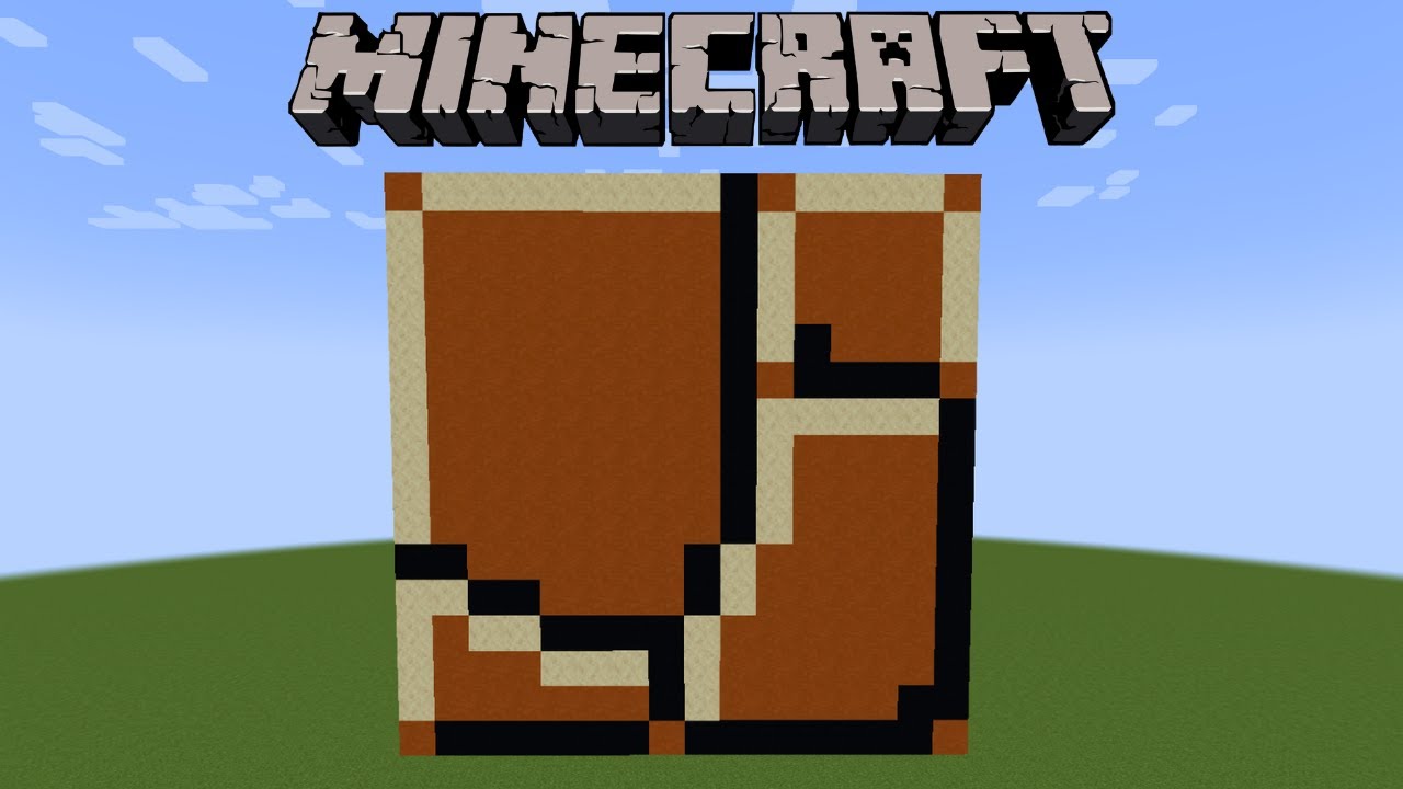 How To Build A Mario Ground Block In Minecraft - YouTube