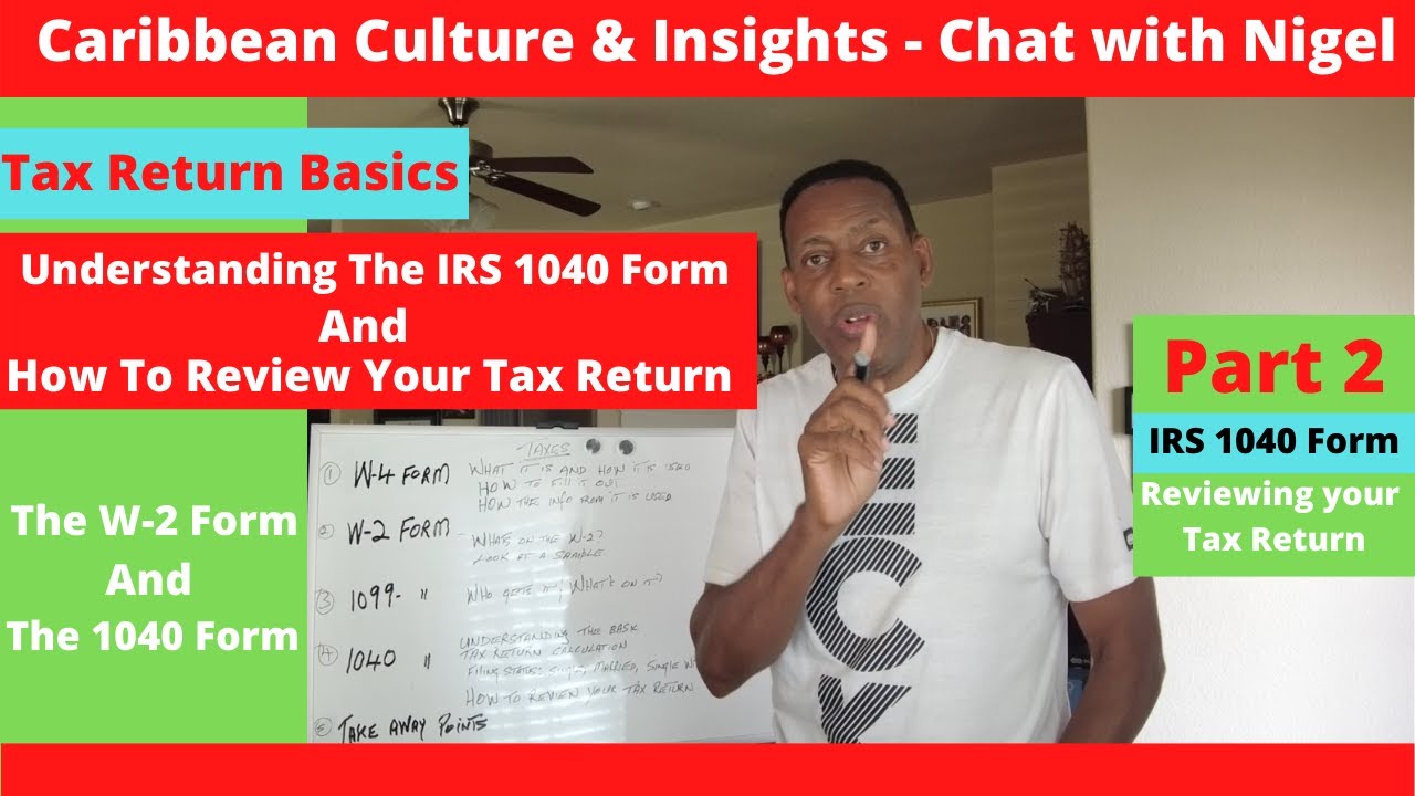 Part 2 - Basic Tax Return - The Basic Understanding How to Review Your ...