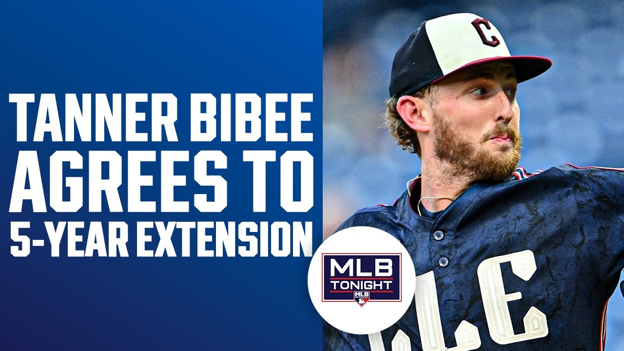 Tanner Bibee signs five-year extension with Guardians | MLB Tonight ...