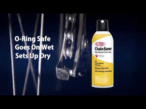 DuPont Teflon Chain-Saver Dry Self-Cleaning Lubricant Reviews - YouTube