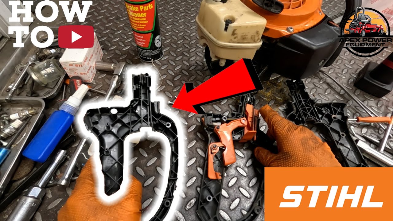 How-to replace the handle on a Stihl HS82 - YouTube