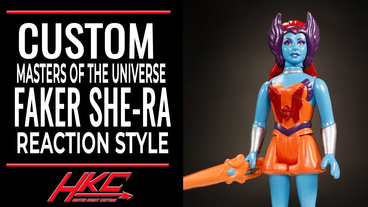 Custom Super 7 REACTION FAKER SHE-RA style action figure by Hunter ...