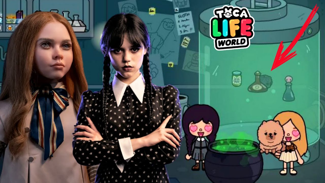 Wednesday Addams vs M3gan Toca Life World 😱 Magic! 😱 What's your ...