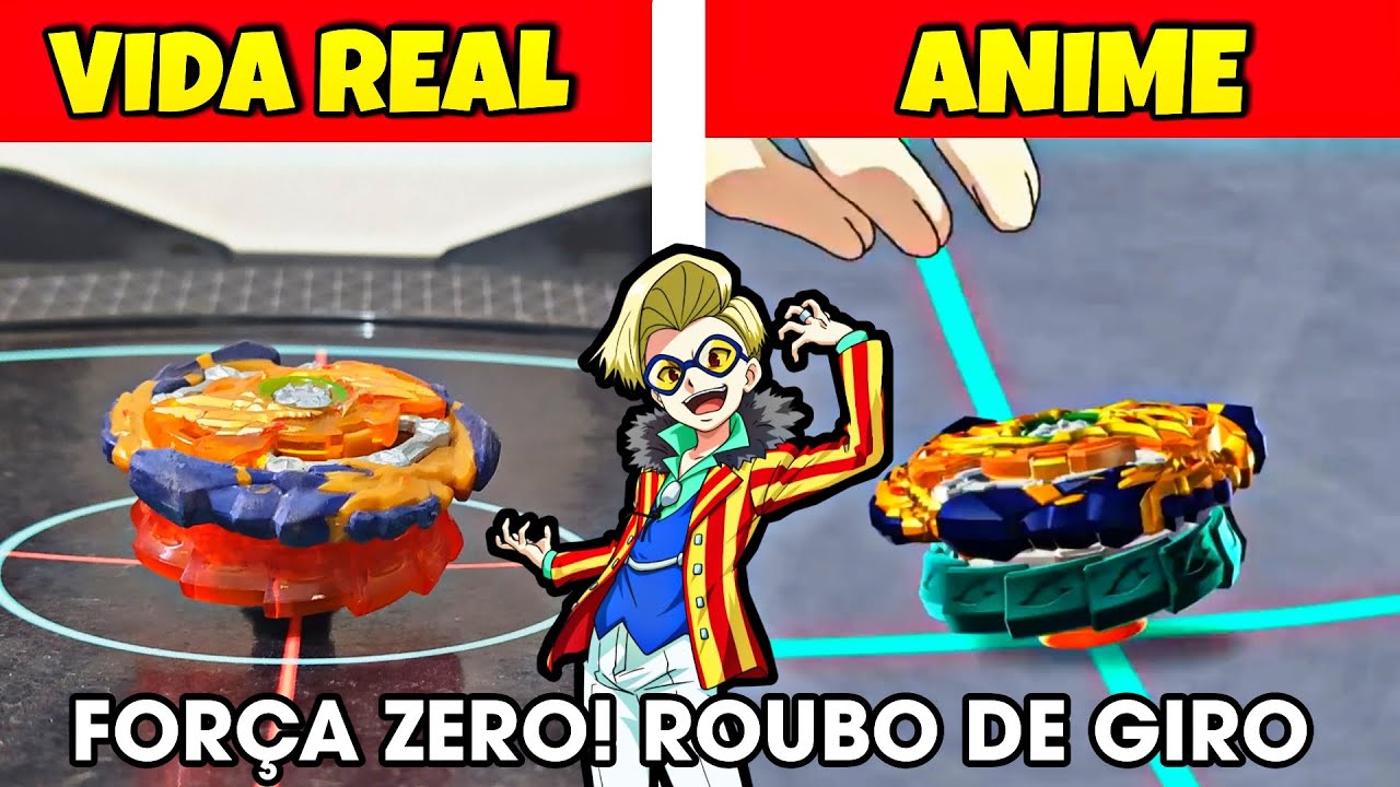 wizard fafnir roubando giro na vida real vs anime | o melhor beyblade ...