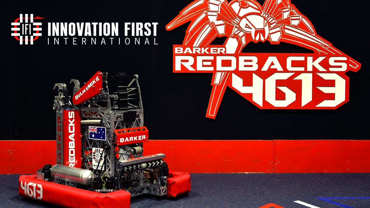 Barker Redbacks FRC Team 4613 - Robot Reveal 2022 - YouTube