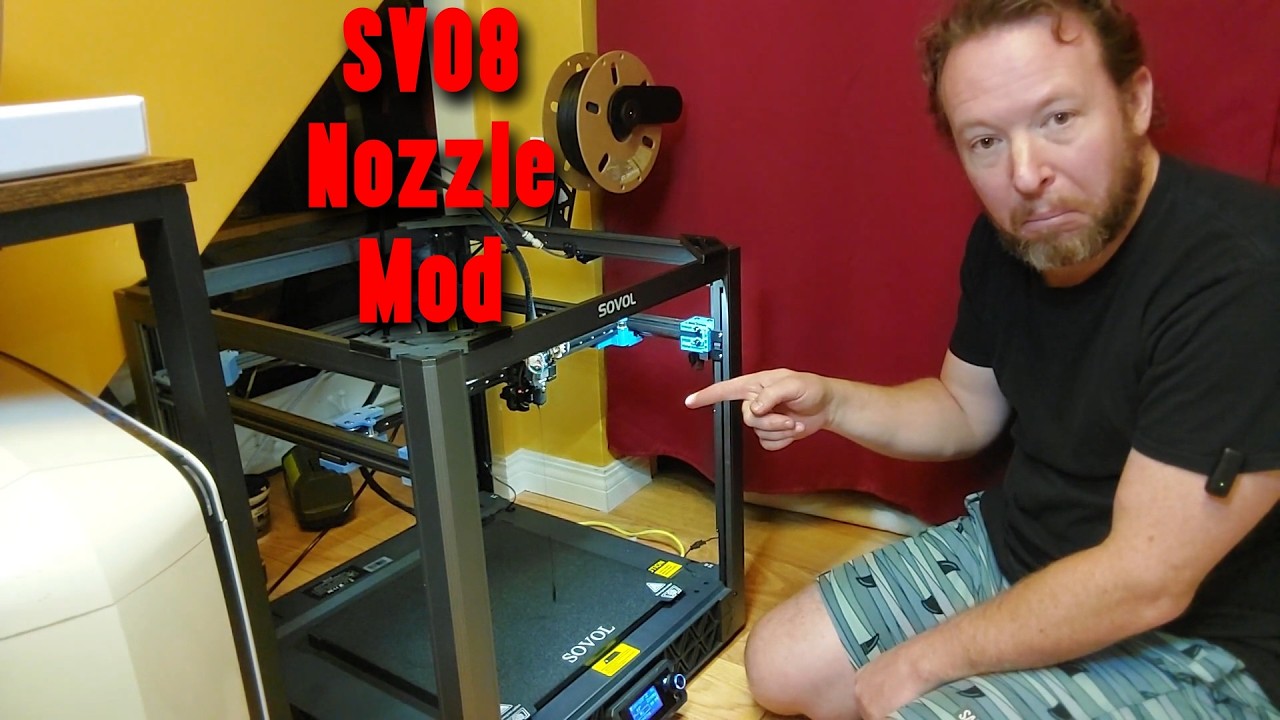 Sovol SV08 Standard Nozzle Mod: Will It Work? 🔧🔥 plus Z-Offset ...