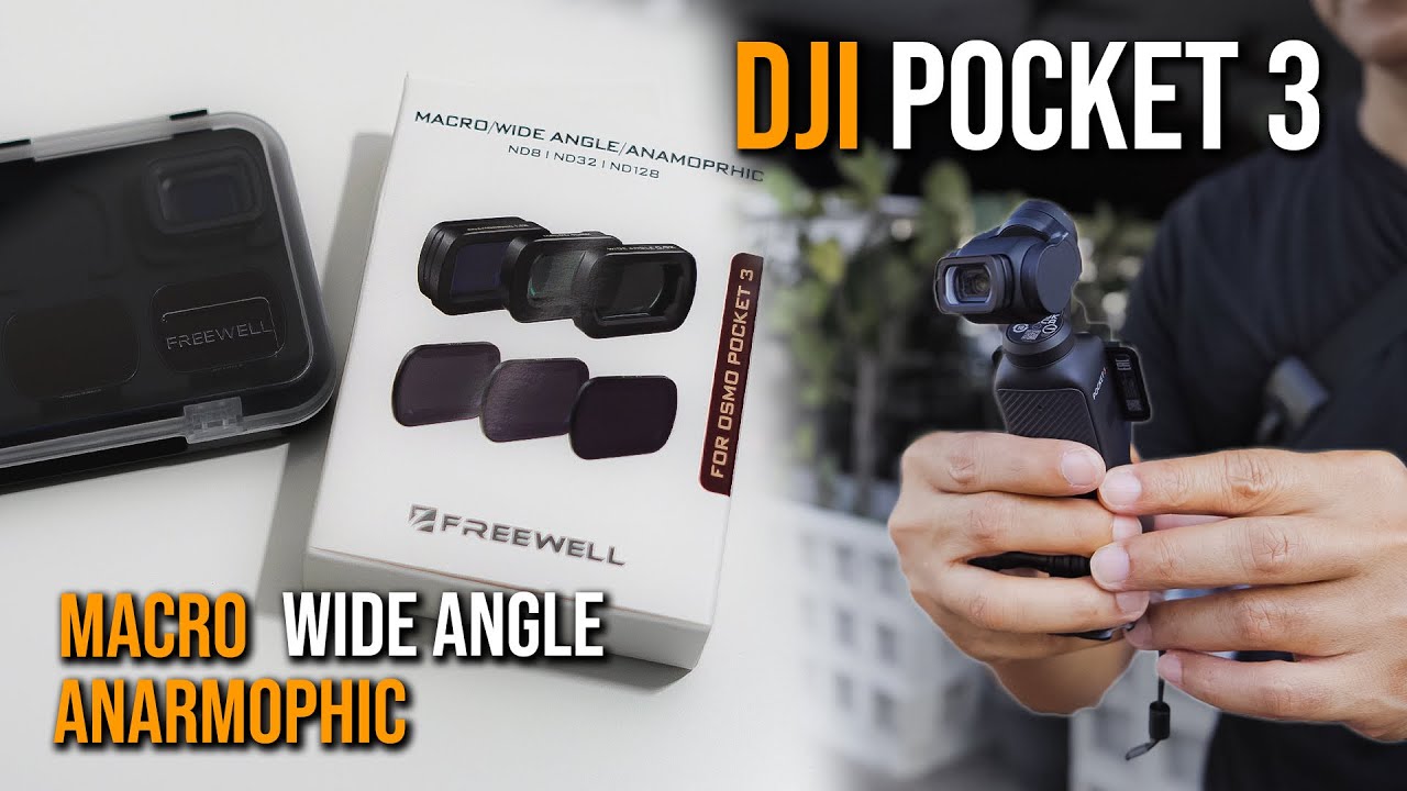 DJI Pocket 3 Anamorphic/Wide/Macro Lens Test | Freewell - YouTube