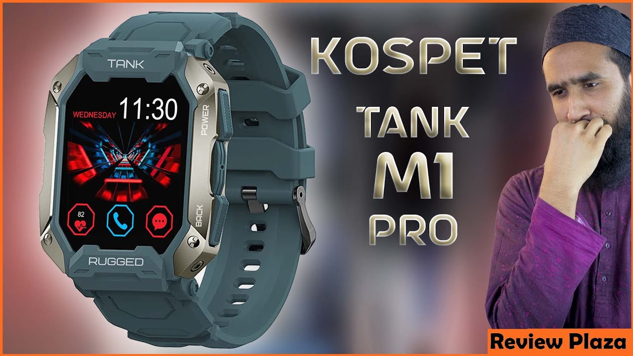 Kospet Tank M1 Pro Smartwatch Review 2023 | Review Plaza - YouTube