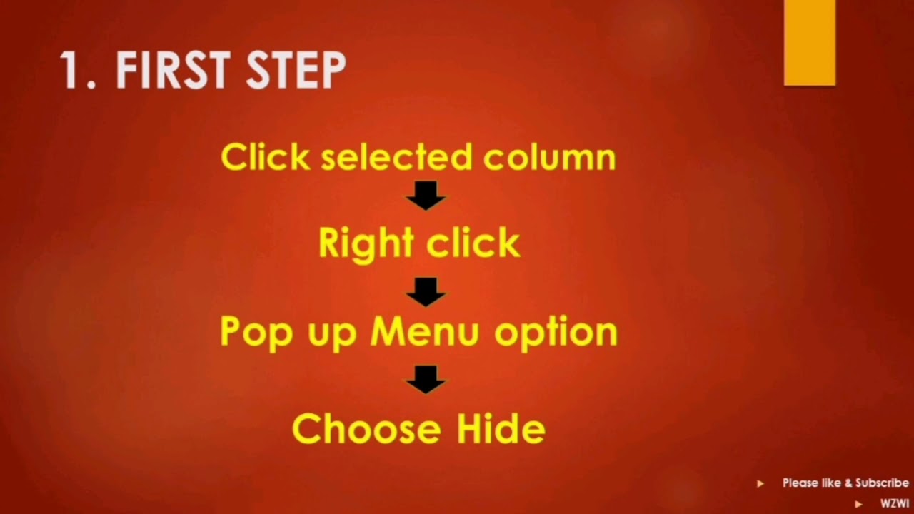 How To Hide Column Row In Excel simplesteps easyway How To Hide Column Row In Excel simplesteps easyway