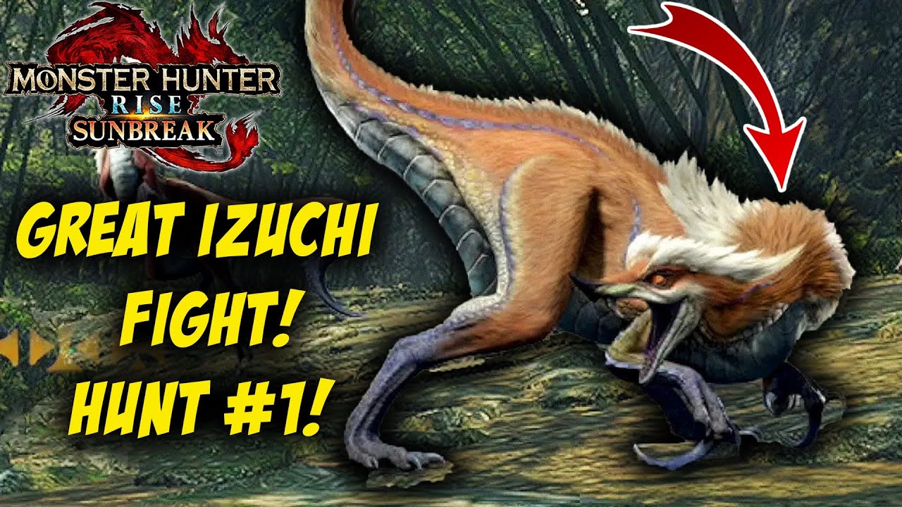 Staple Plays MH RISE SUNBREAK DEMO Hunt 1 : Great Izuchi - YouTube