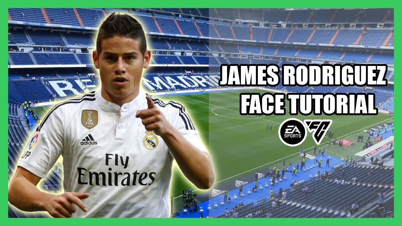 EA FC 24 || COMO HACER A JAMES RODRIGUEZ (RETRO) EN FC - FACE TUTORIAL ...