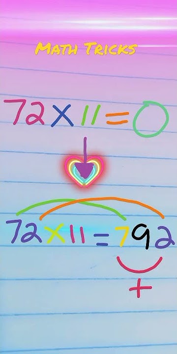 Multiplication Tricks, How to multiply without calculator quickly ...