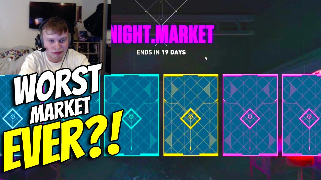 Reactions to BEST & WORST Night Markets in Valorant - YouTube