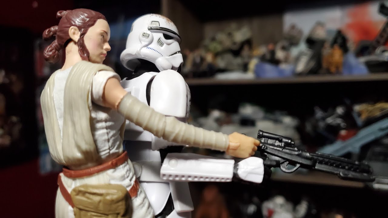 STORMTROOPER GOES TO GUN RANGE WITH REY!!! - YouTube