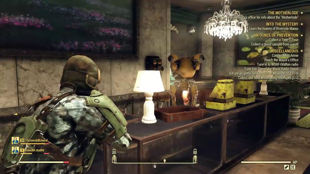 Fallout 76 White Springs Resort item shop - YouTube