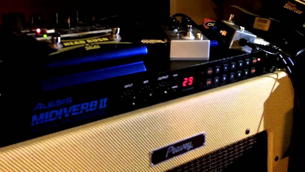 Alesis Midiverb II - Patch 29: 'XLarge Warm' Hall Reverb - YouTube