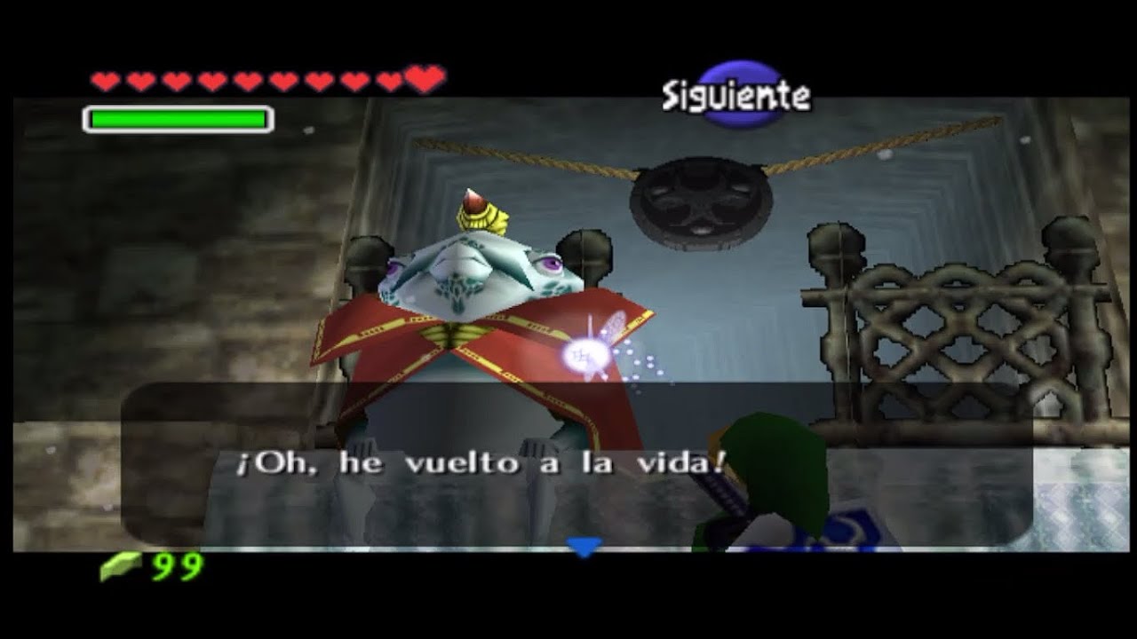 Descongelando al Rey Zora//The Legend of Zelda Ocarina of Time - YouTube