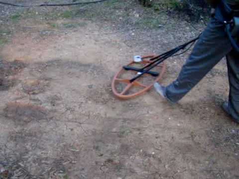 Minelab Gpx 4000 test coiltek 40x20" - YouTube