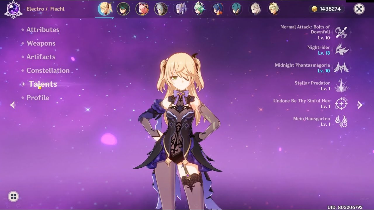 Genshin Impact - Fischl and Kaeya in 11-3 abyss - YouTube