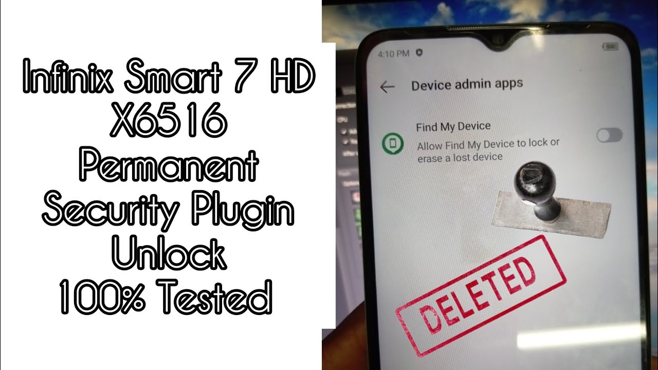 Infinix X6516 MDM Unlock - YouTube