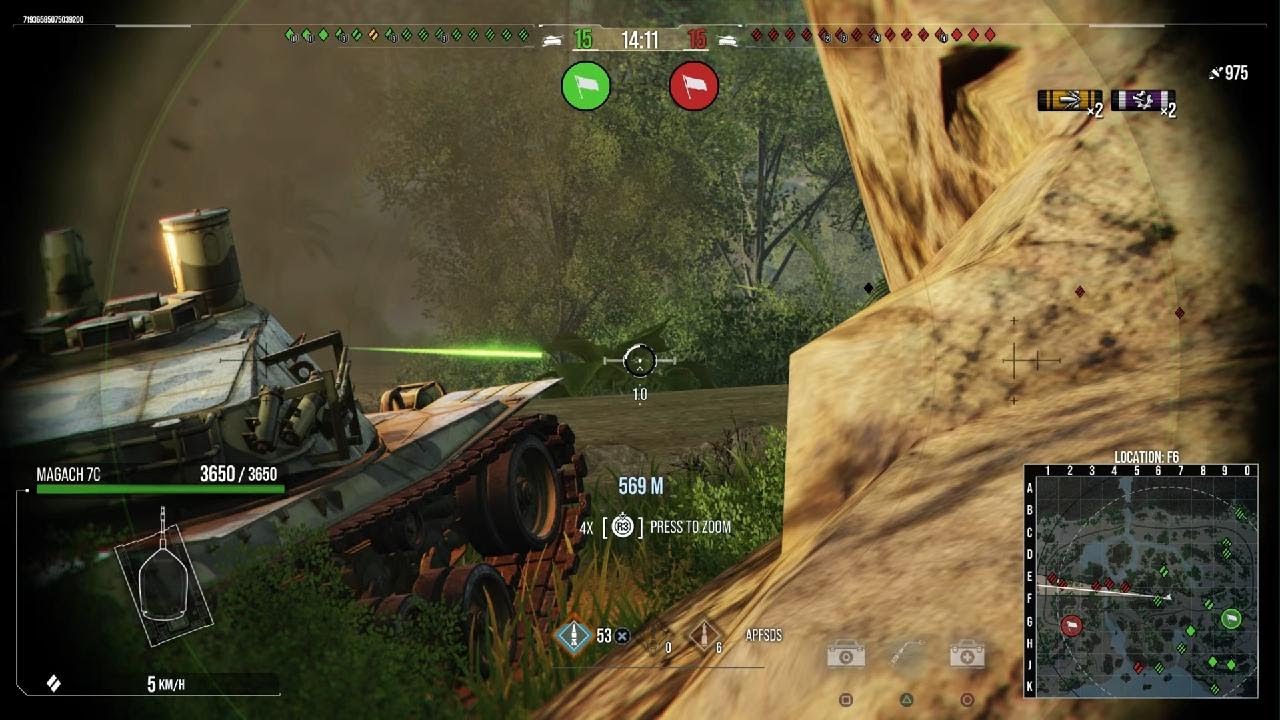 World of Tanks PS 5 tanc Magach 7C - YouTube