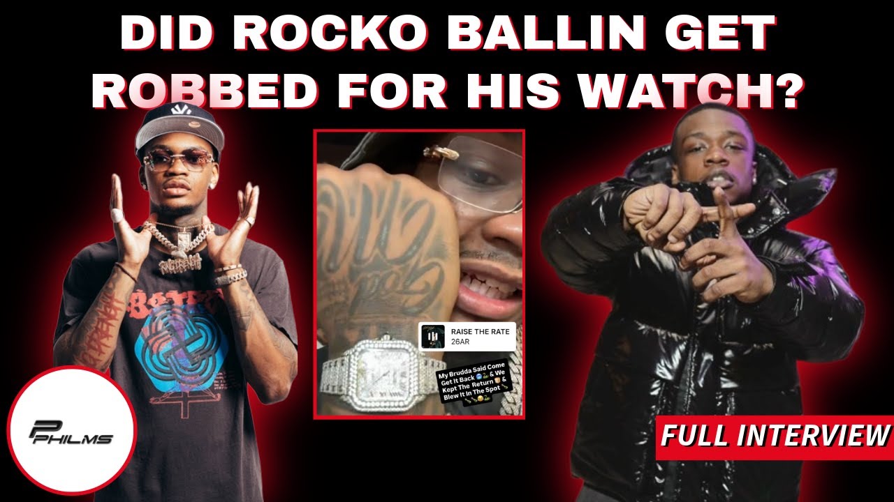26AR TAKES ROCKO BALLIN WATCH AFTER ONLINE BEEF? - YouTube